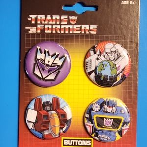 Ata-Boy | Other | Transformers Decepticons 4 Button Set Made By Ataboy ...